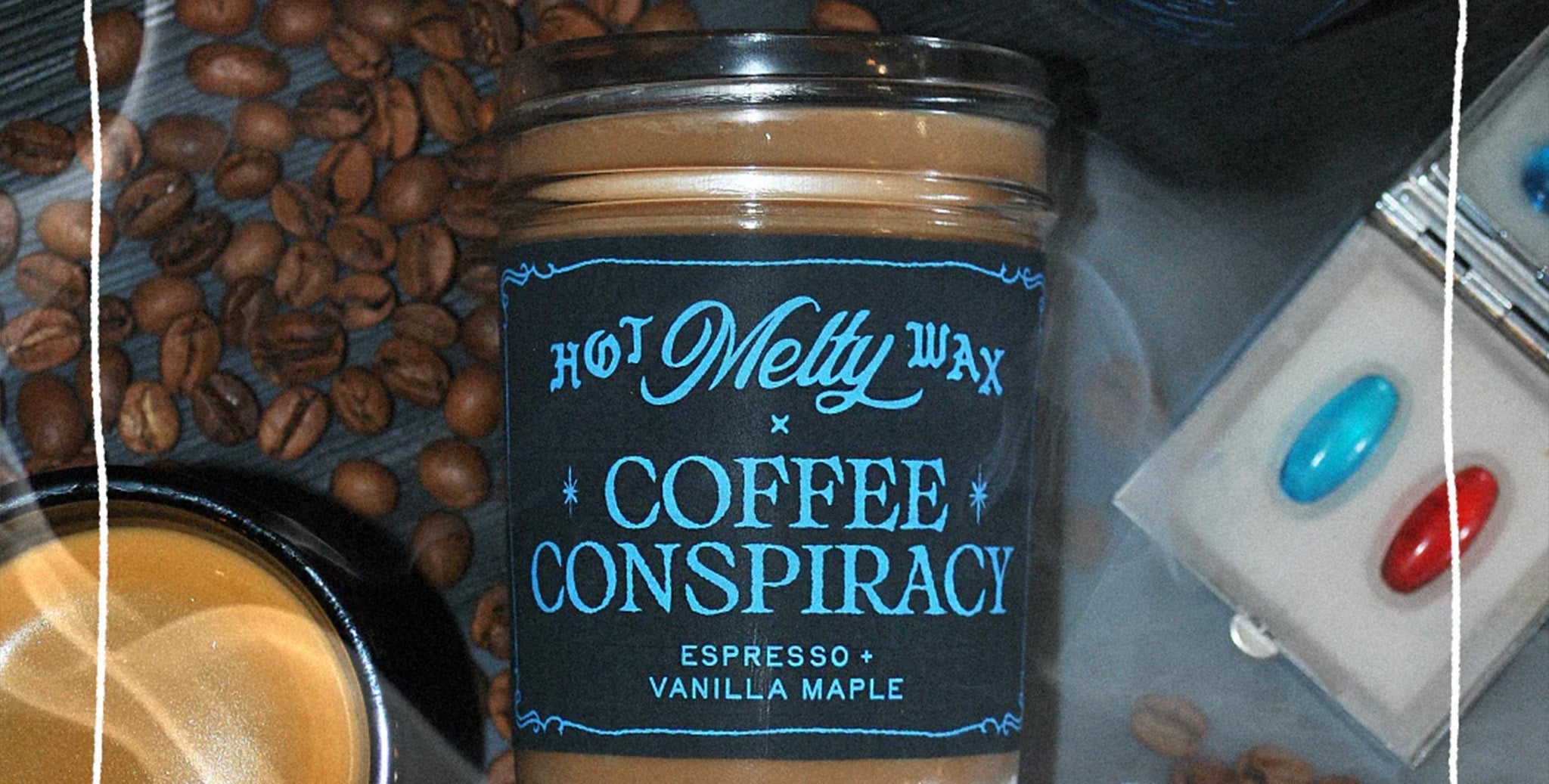 Coffee Conspiracy Drops Candle Collab with Hot Melty Wax – coffeeconspiracy